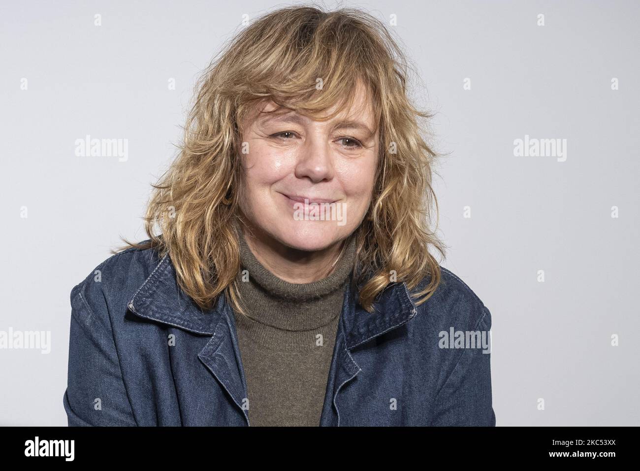 The actress Emma Suarez poses during the portrait session in Madrid ...