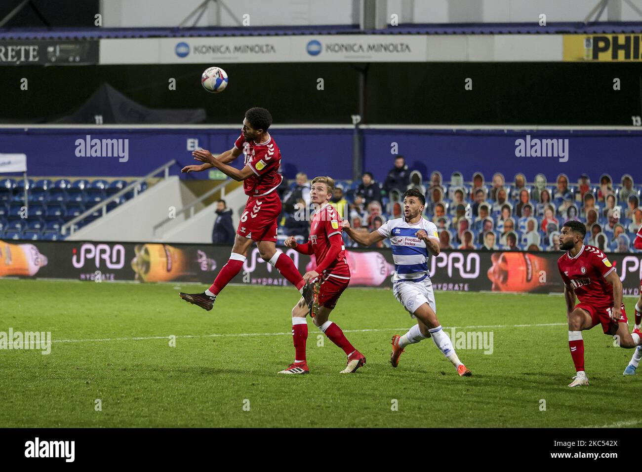Citys Zak Vyner heads clear during the Sky Bet Championship match ...