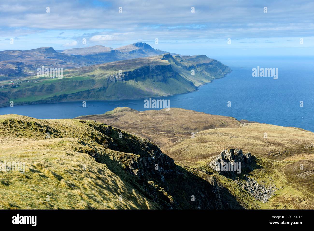 The Storr and the Trotternish Peninsula from the summit of Ben ...