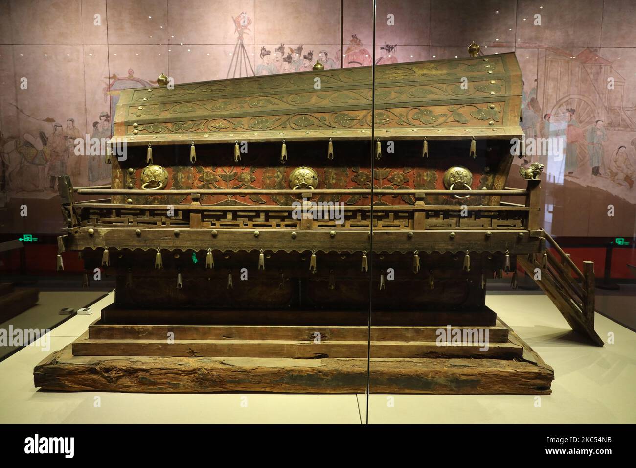 The Liao Dynasty Wooden Coffin in Inner Mongolia Museum Stock Photo - Alamy