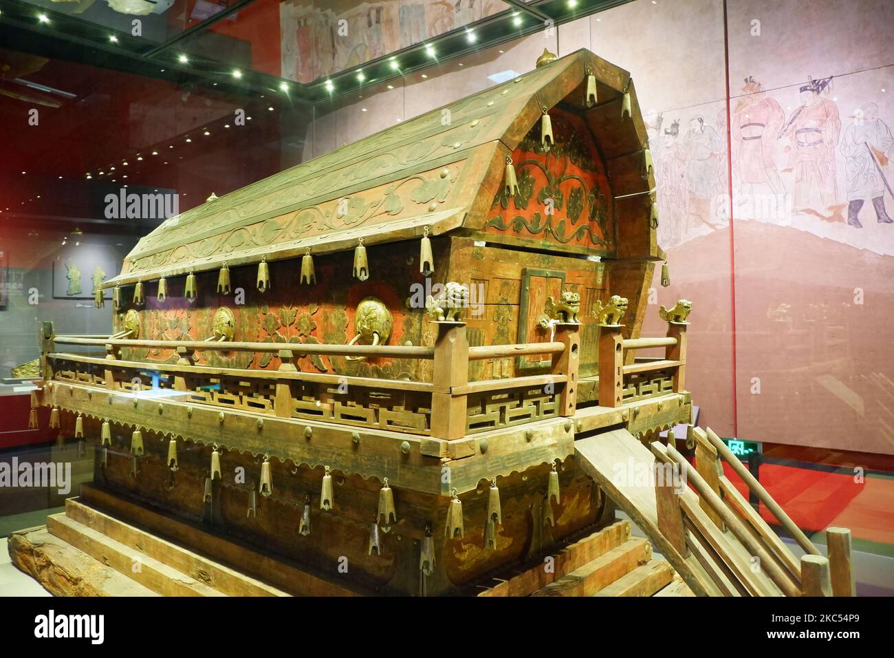 The Liao Dynasty Wooden Coffin in Inner Mongolia Museum Stock Photo - Alamy