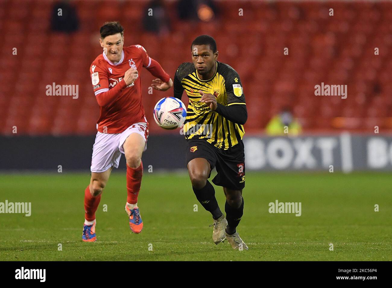 Ismaila Sarr of Watford in action during the Sky Bet Championship match ...