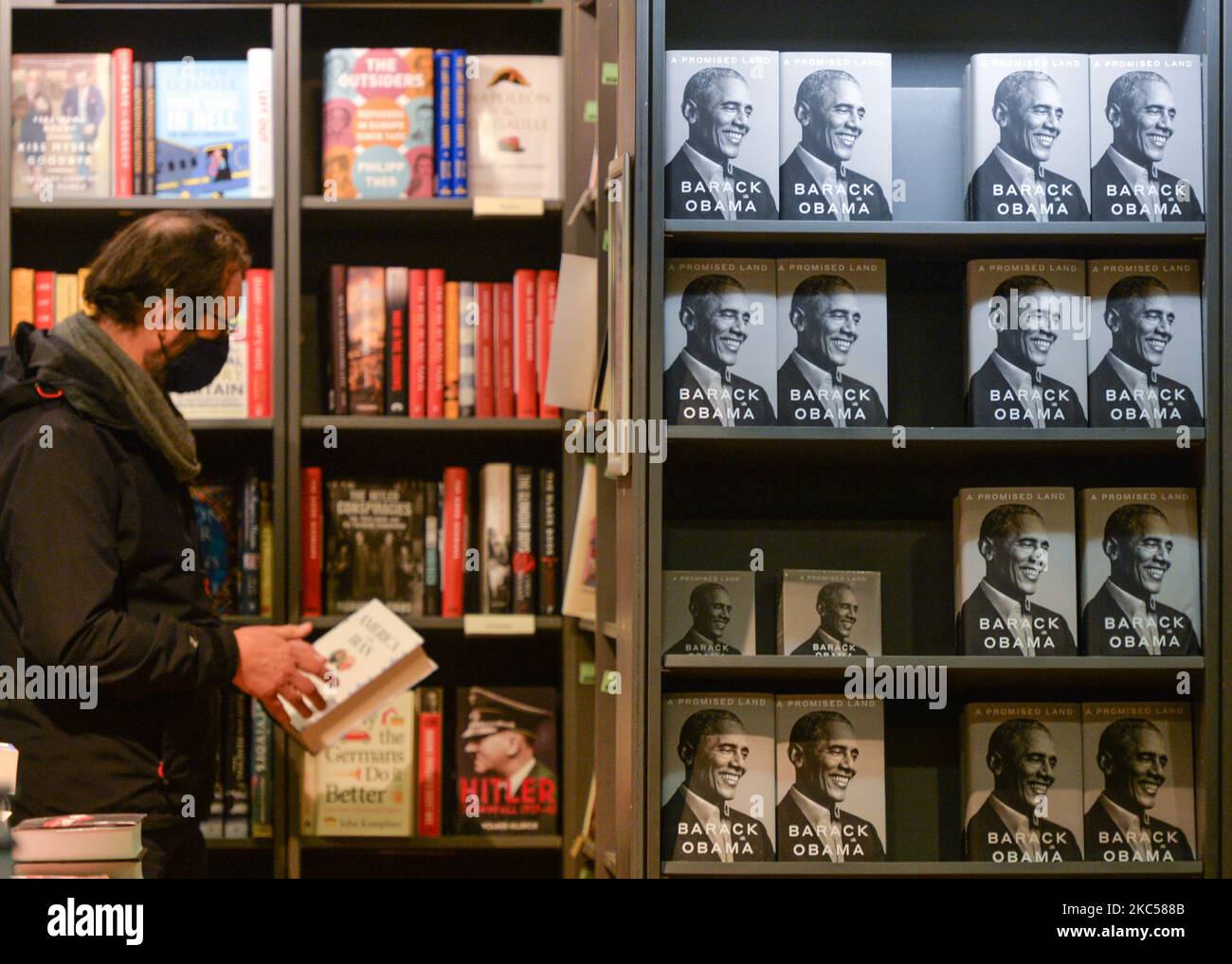 Former U.S. President Barack Obama's new book 'A Promised Land' seen on ...