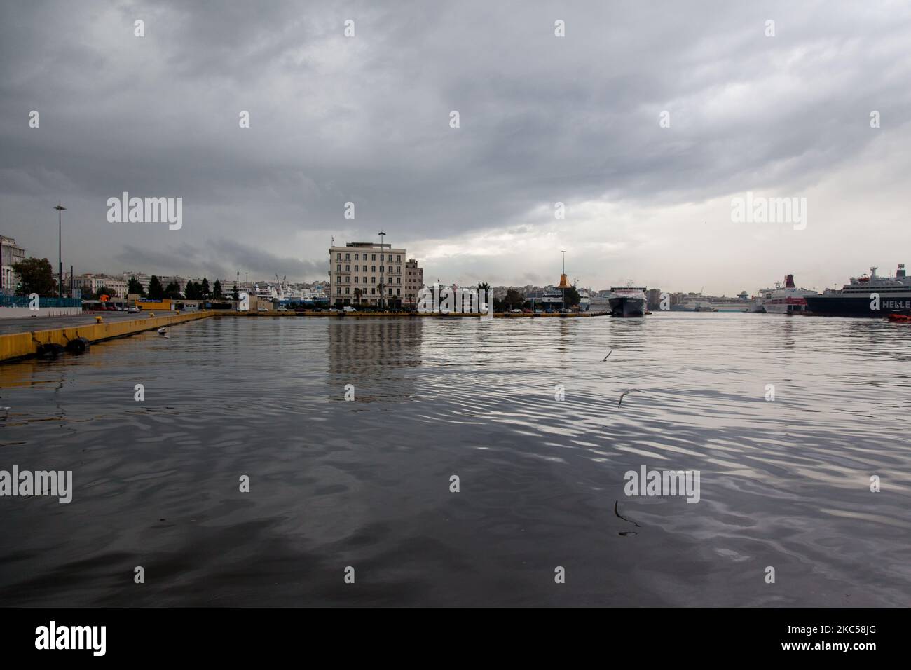Rainy day at piraeus hi-res stock photography and images - Alamy
