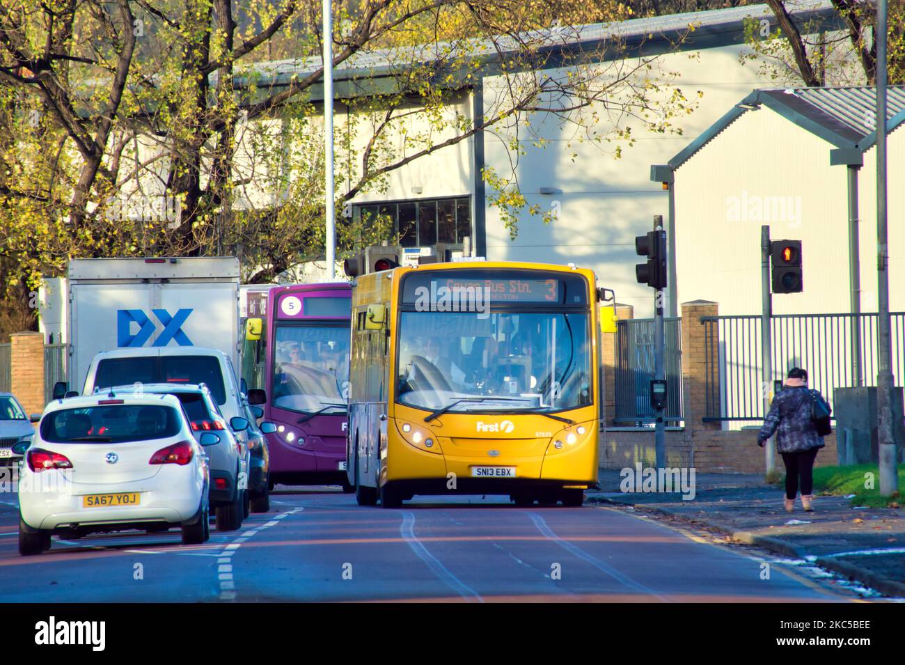 First bus buses glasgow hi-res stock photography and images - Alamy