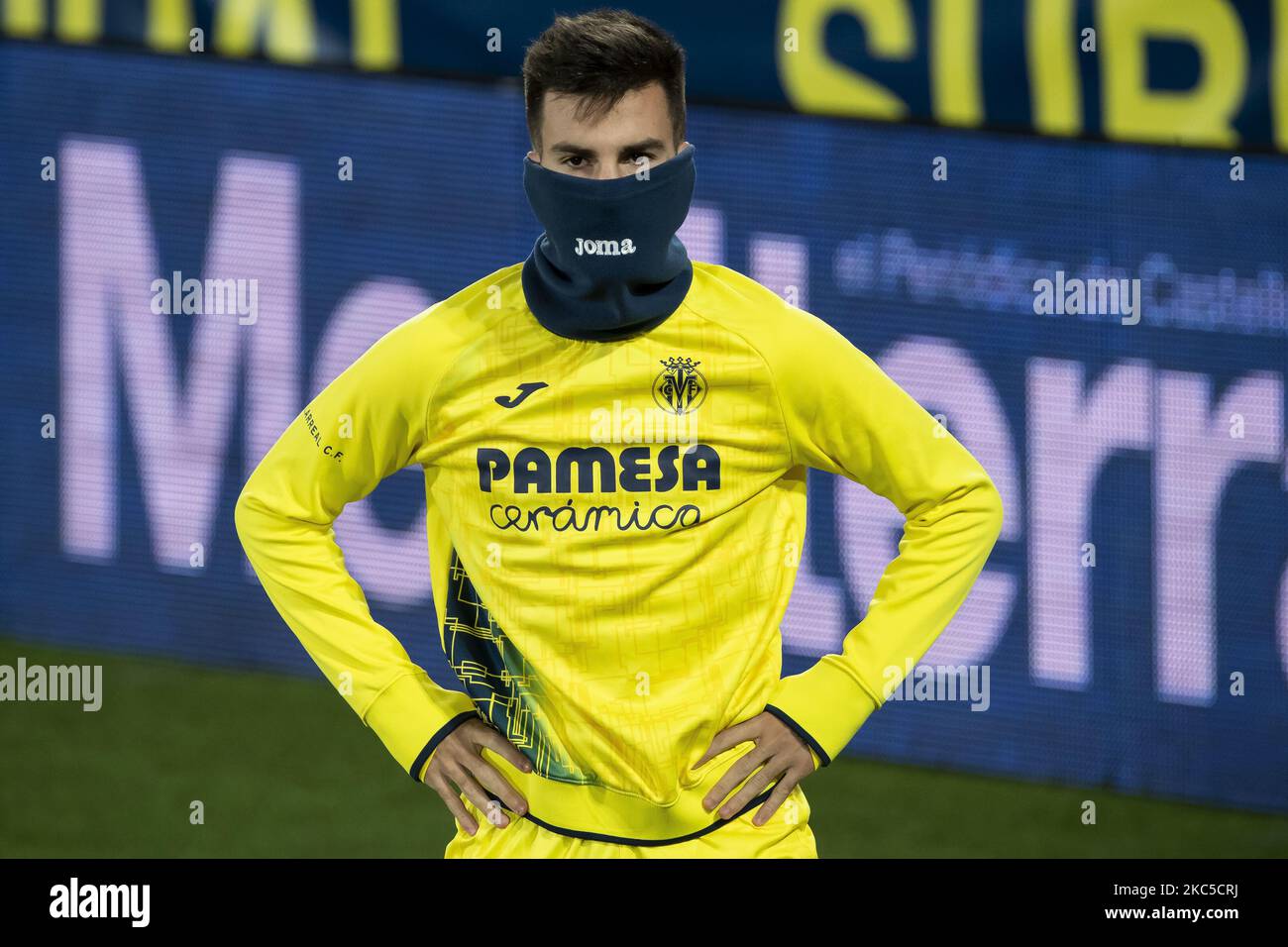 Alex baena of villarreal cf ceramica stadium hi-res stock photography ...