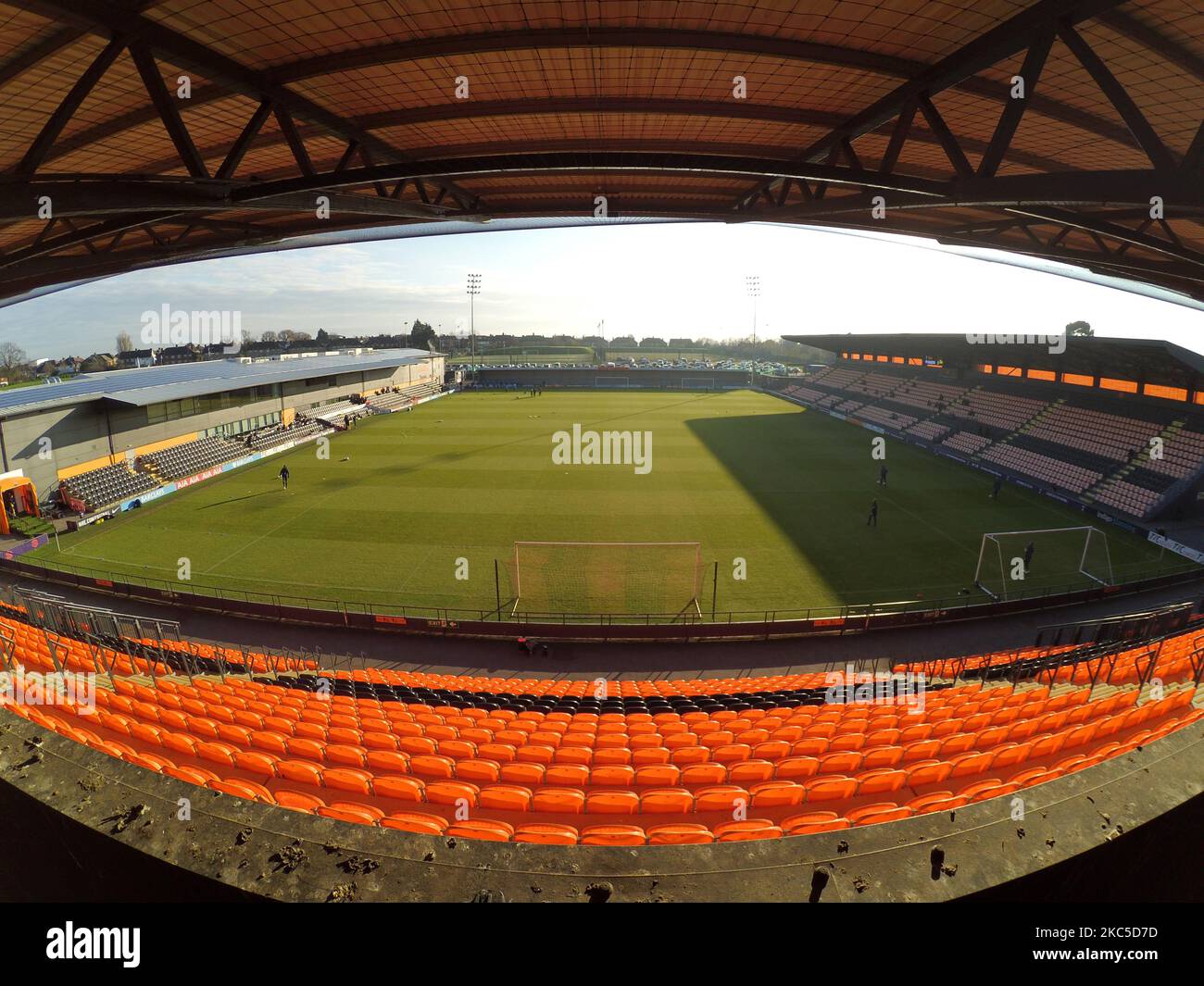 The Hive Stadium lies on during the 2020-21 FA Womenâ€™s Super League ...