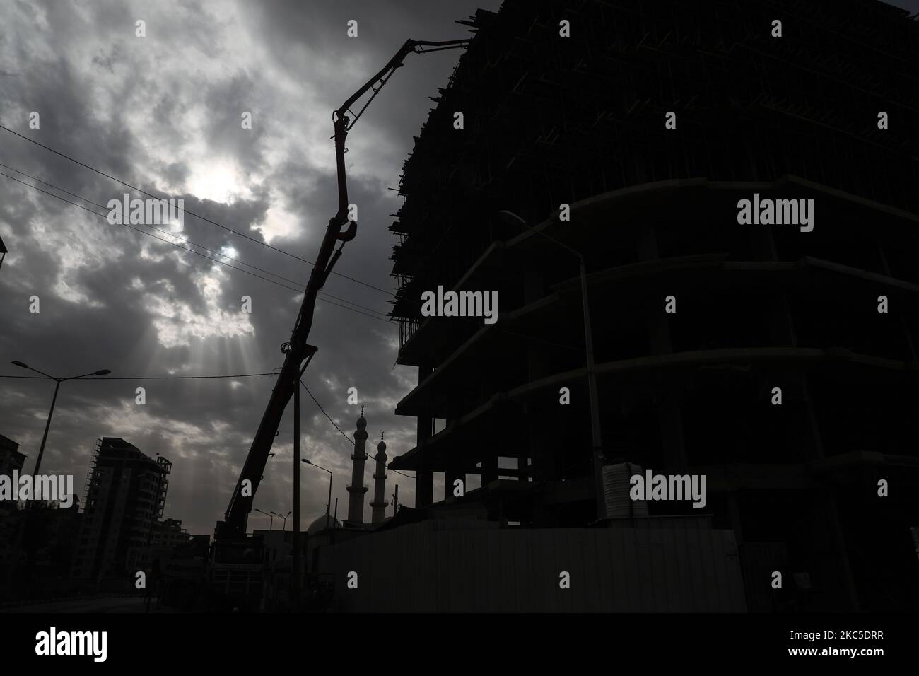 A general view buildings in Gaza City, 07 December 2020. (Photo by ...