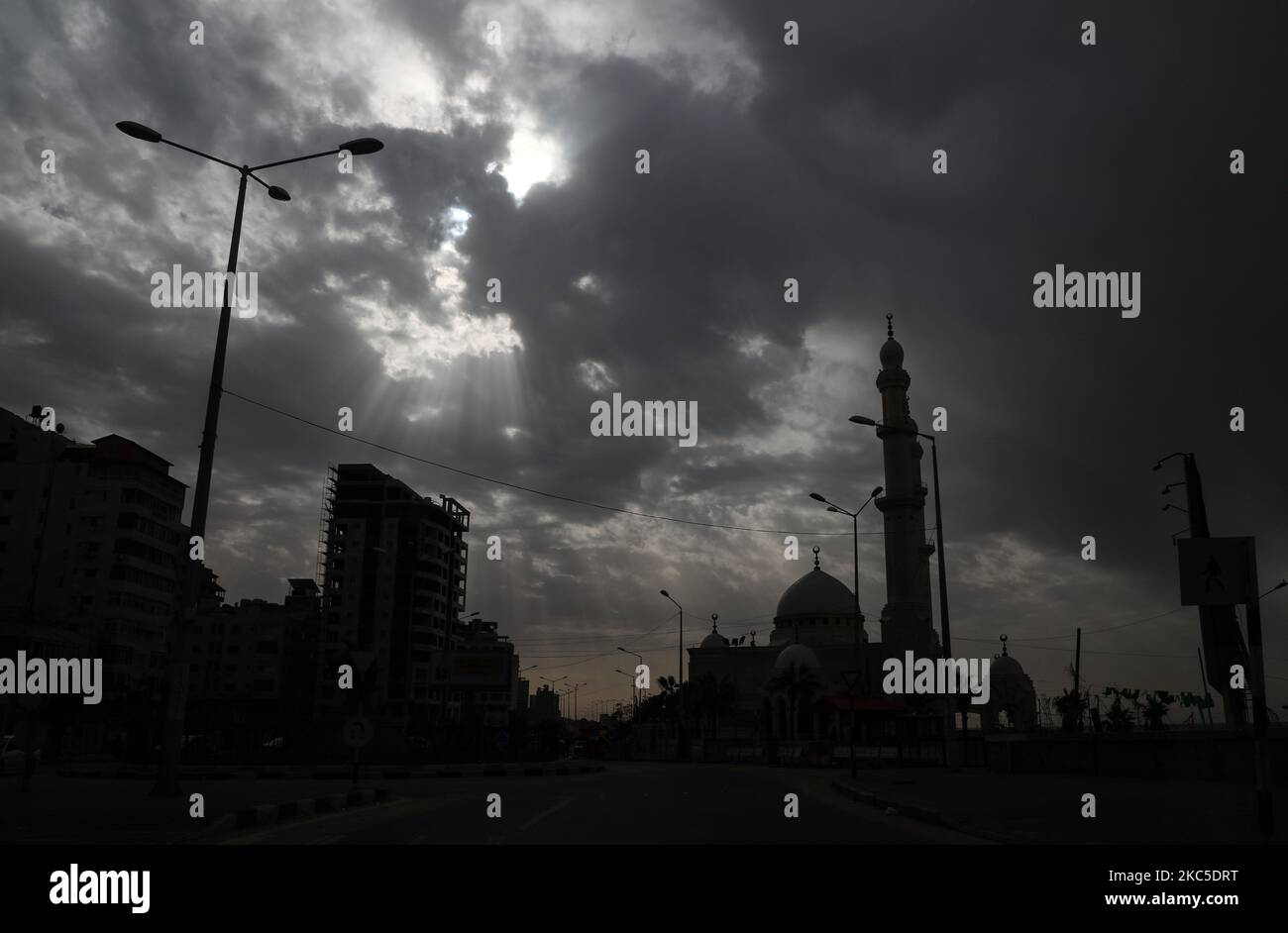 A general view buildings in Gaza City, 07 December 2020. (Photo by ...