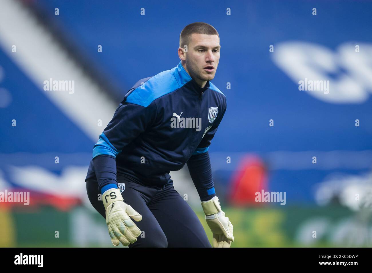 Sam Johnstone of West Bromwich Albion during the Premier League match ...