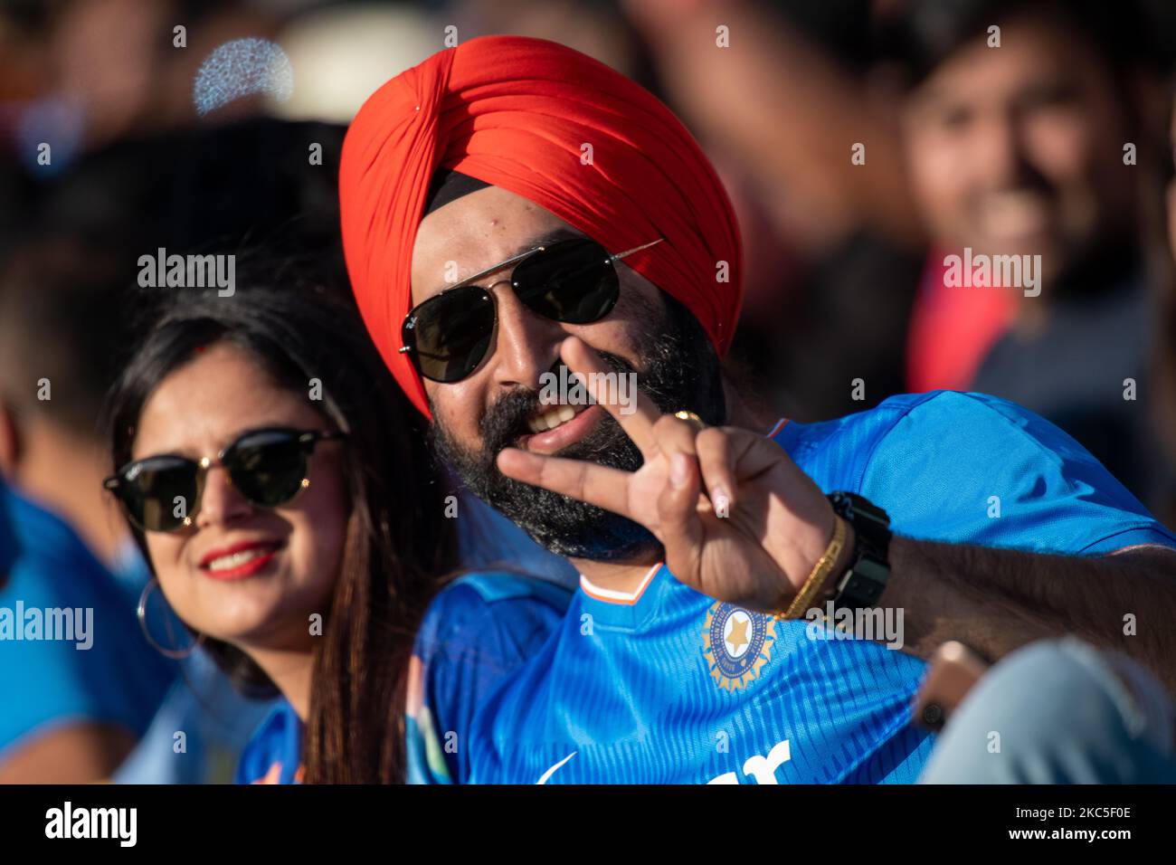 India fans show support for hi-res stock photography and images - Alamy