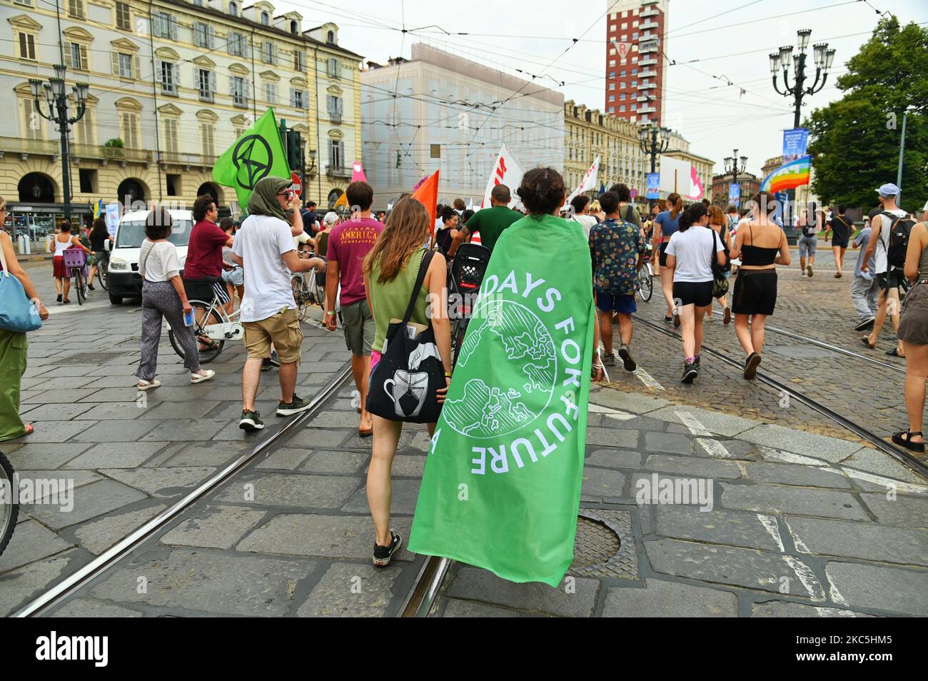 The Fridays for Future activists protest rally against climate change ...