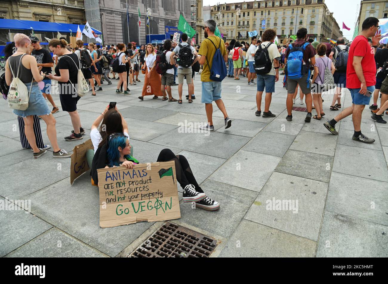 The Fridays for Future activists protest rally against climate change ...