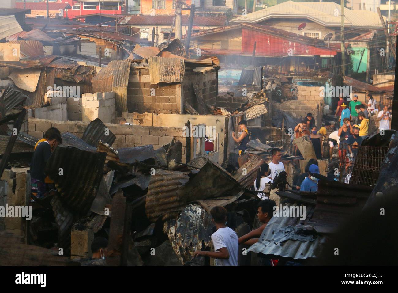 After a 3rd alarm fire hits residential area in Ilaya, Alabang ...