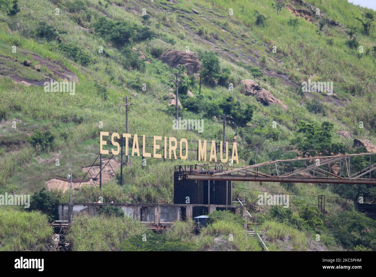 Mauá Shipyard one of the oldest in Brazil in Rio de Janeiro, Brazil, on ...