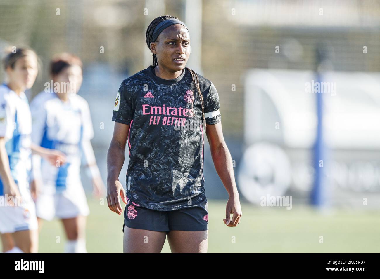 18 Ubogagu of Real Madrid during the 2020/2021 Primera Iberdrola match ...