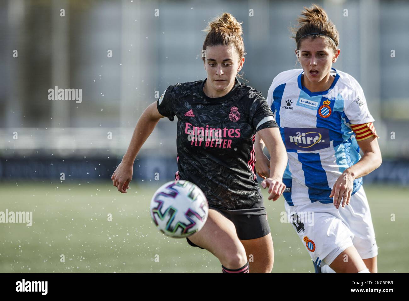 16 Teresa of Real Madrid and 04 Soldevilla of RCD Espanyol de Barcelona ...