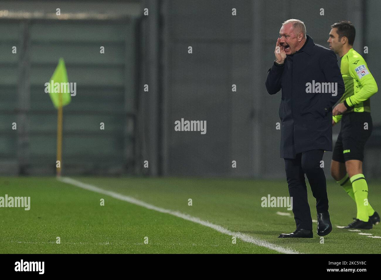 Massimiliano Alvini during the Serie BKT match between Reggiana and ...
