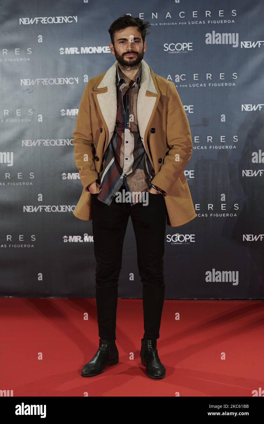 Ruben Bernal attends the 'Renaceres' premiere at Gran Principe Pio ...