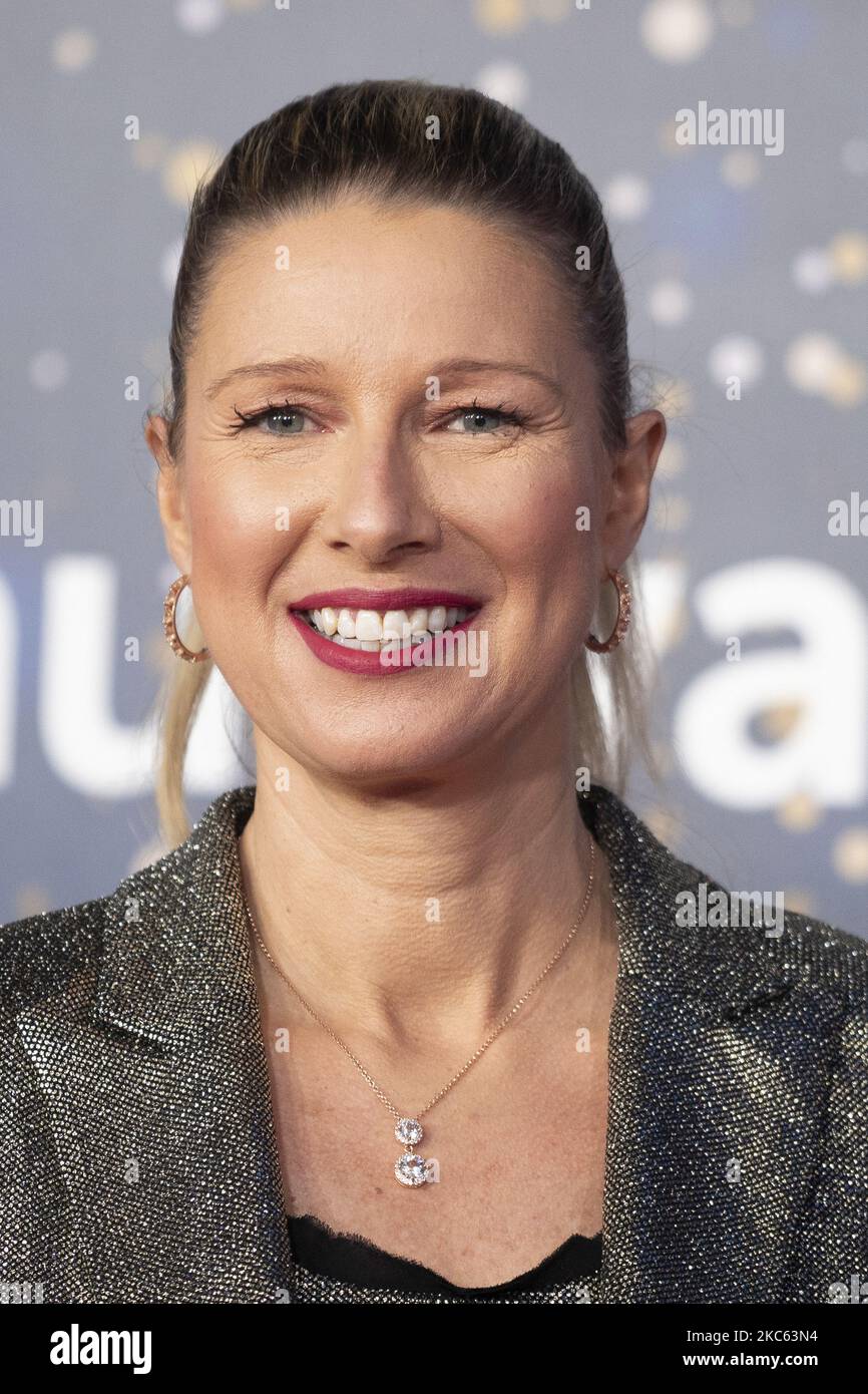Anne Igartiburu attends RTVE Christmas Season presentation at Estudio 5 ...