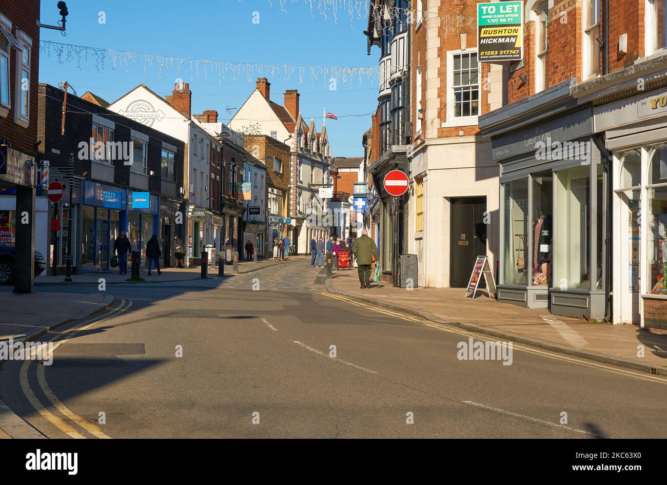 Uttoxeter high street hi-res stock photography and images - Alamy