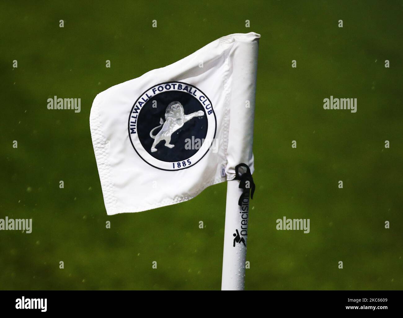 Millwall Corner Flag during Sky Bet Championship between Millwall and ...