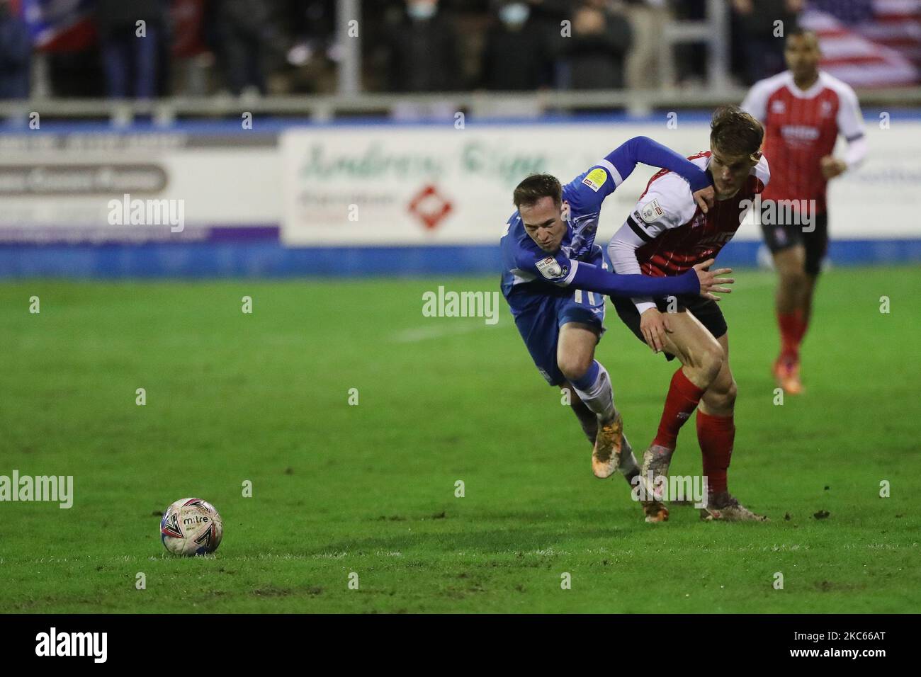 Josh Kay of Barrow during the Sky Bet League 2 match between Barrow and ...