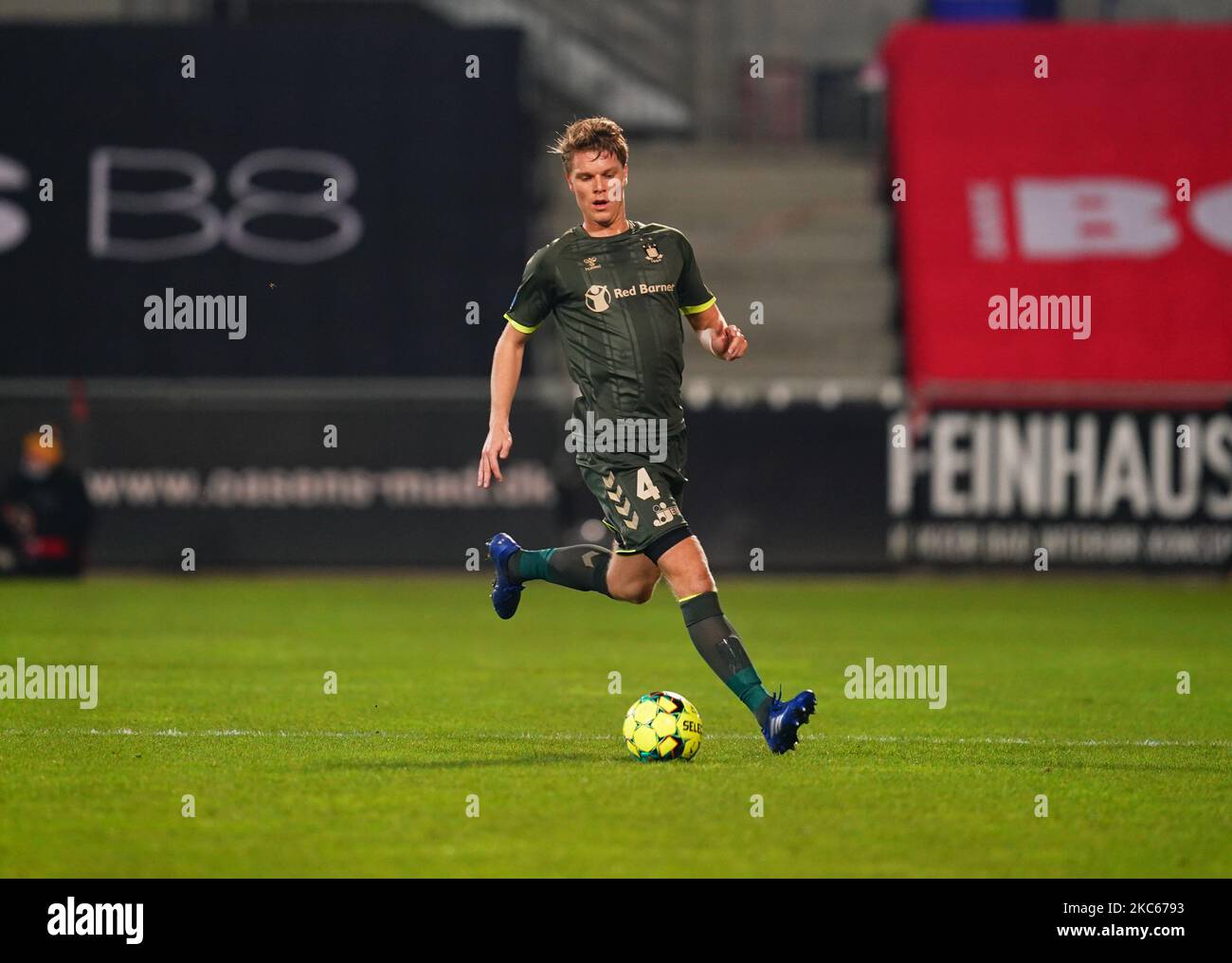 Sigurd Rosted of Brøndby during the Superliga match between AC Horsens ...