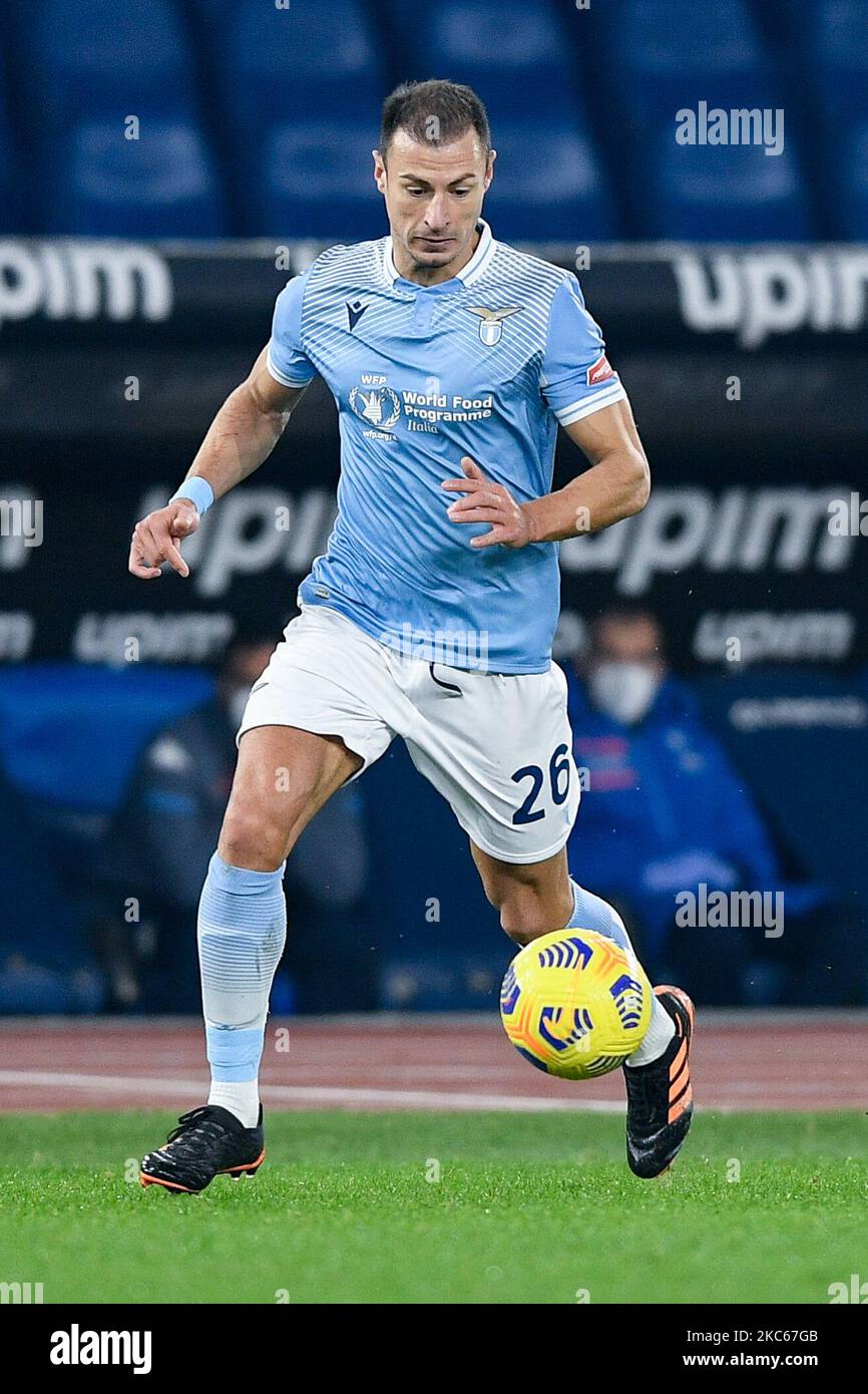 Stefan Radu of SS Lazio during the Serie A match between SS Lazio and SSC Napoli at Stadio ...