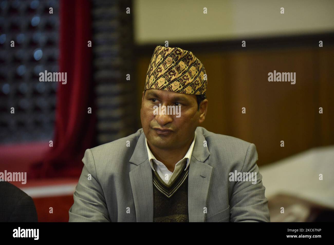 Minister for forest and soil conservation shakti basnet hi-res stock ...