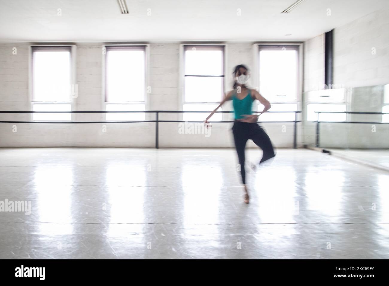 A girl performed ballerina dance. Balerina course from Rumah Karya ...