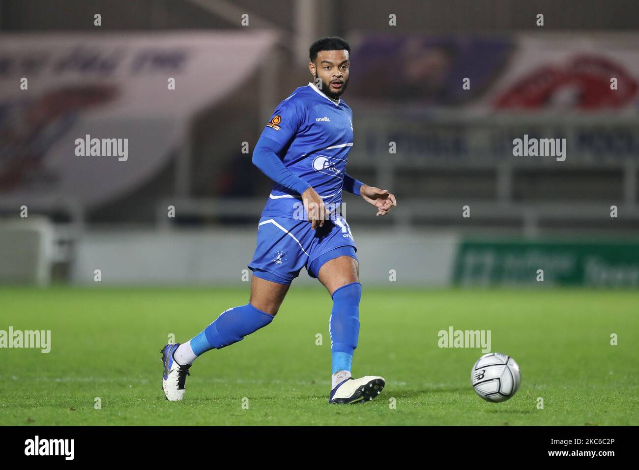 Ryan Johnson of Hartlepool United during the Vanarama National League ...
