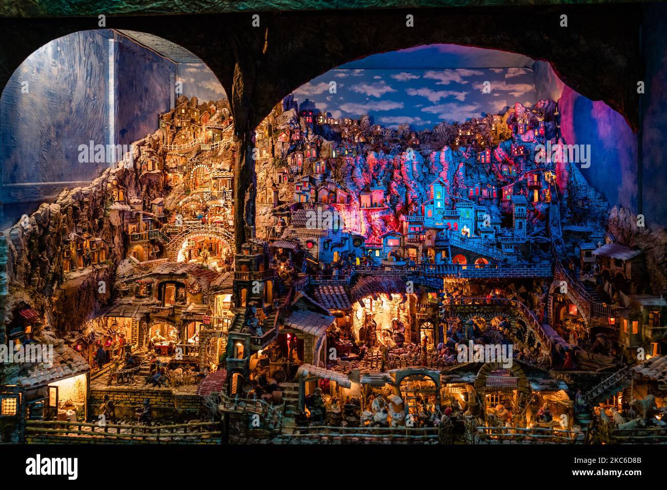 The largest nativity scene made by Giuseppe Magarelli, one of the ...