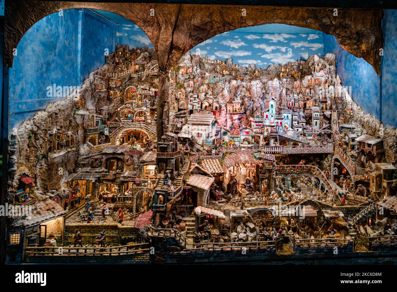 The largest nativity scene made by Giuseppe Magarelli, one of the ...