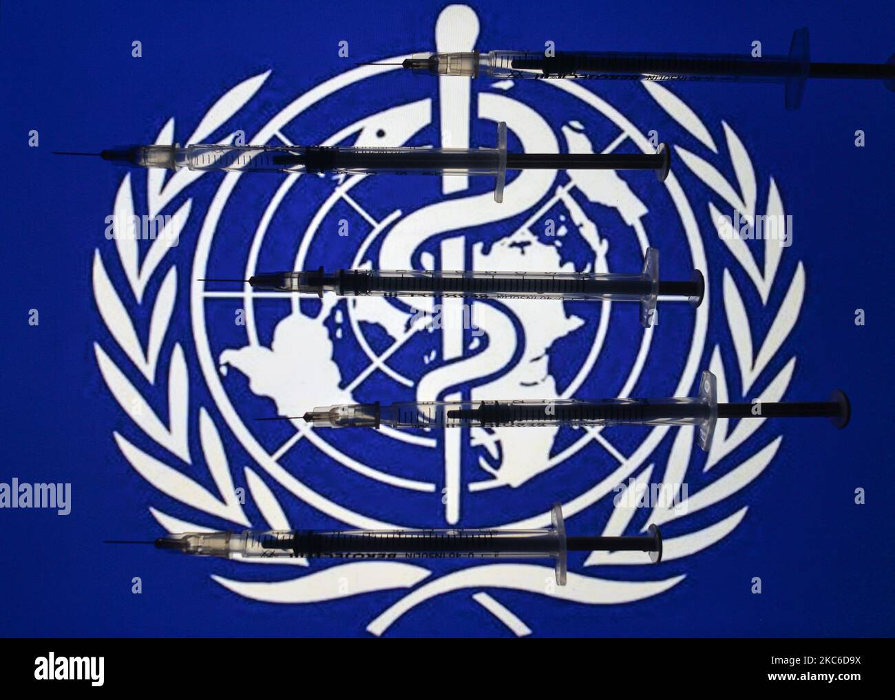 World health organization flag hi-res stock photography and images - Alamy