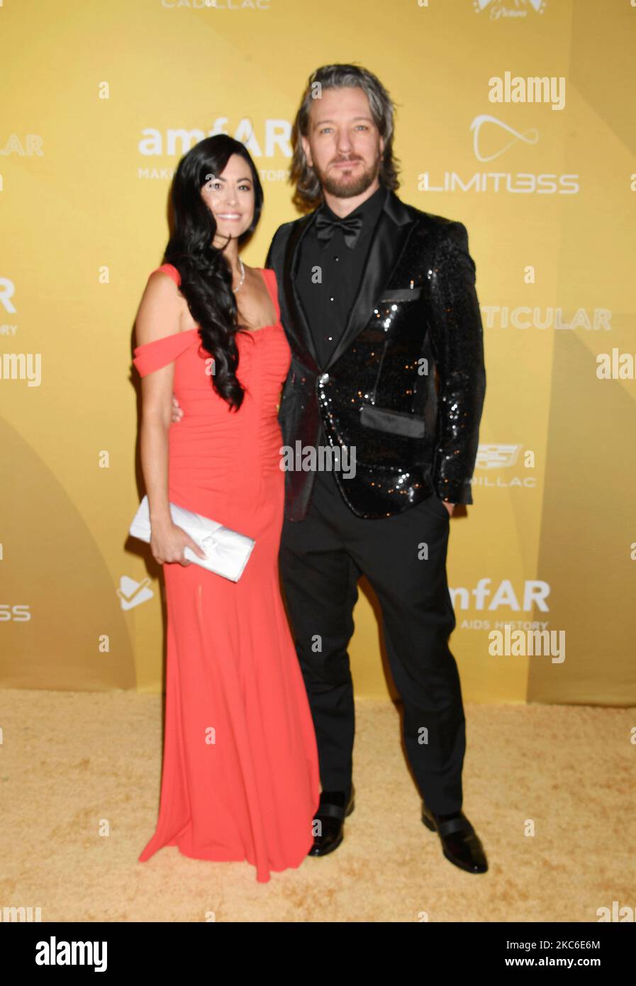 WEST HOLLYWOOD, CA - NOVEMBER 03: (L-R) Jennifer HuYoung and JC Chasez ...