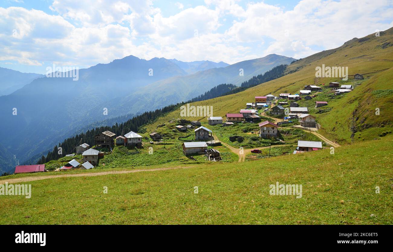 Gito Plateau, located in Rize, Turkey, is one of the most important ...