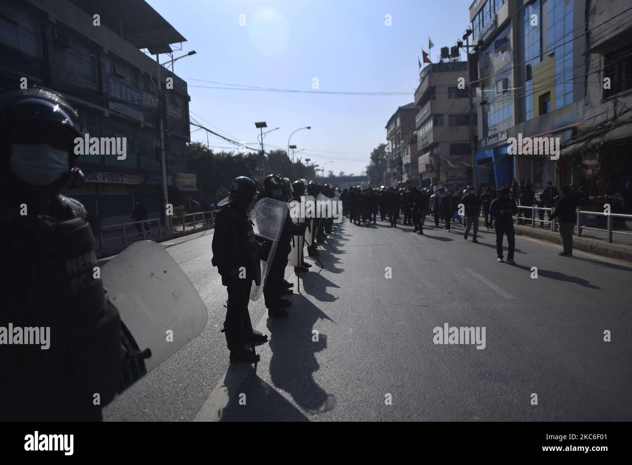 Nepal police security guards hi-res stock photography and images - Alamy