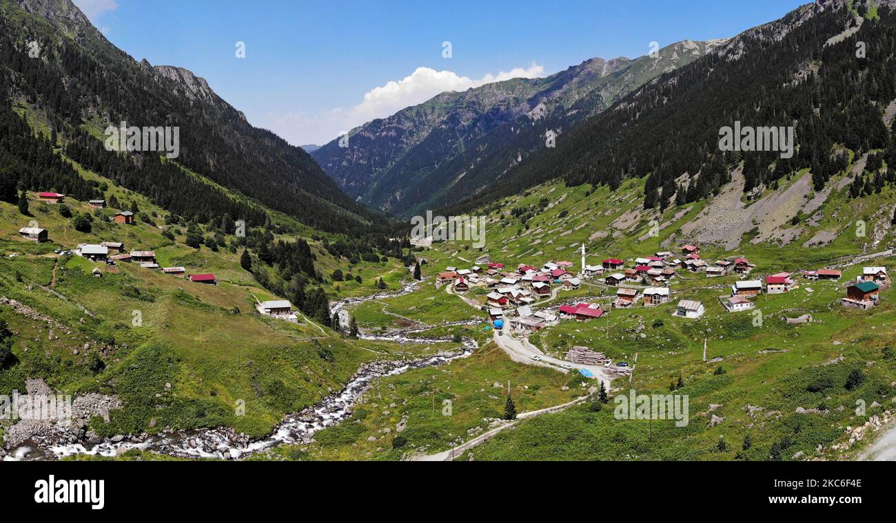 Elevit Plateau, located in Rize, Turkey, is one of the preserved ...
