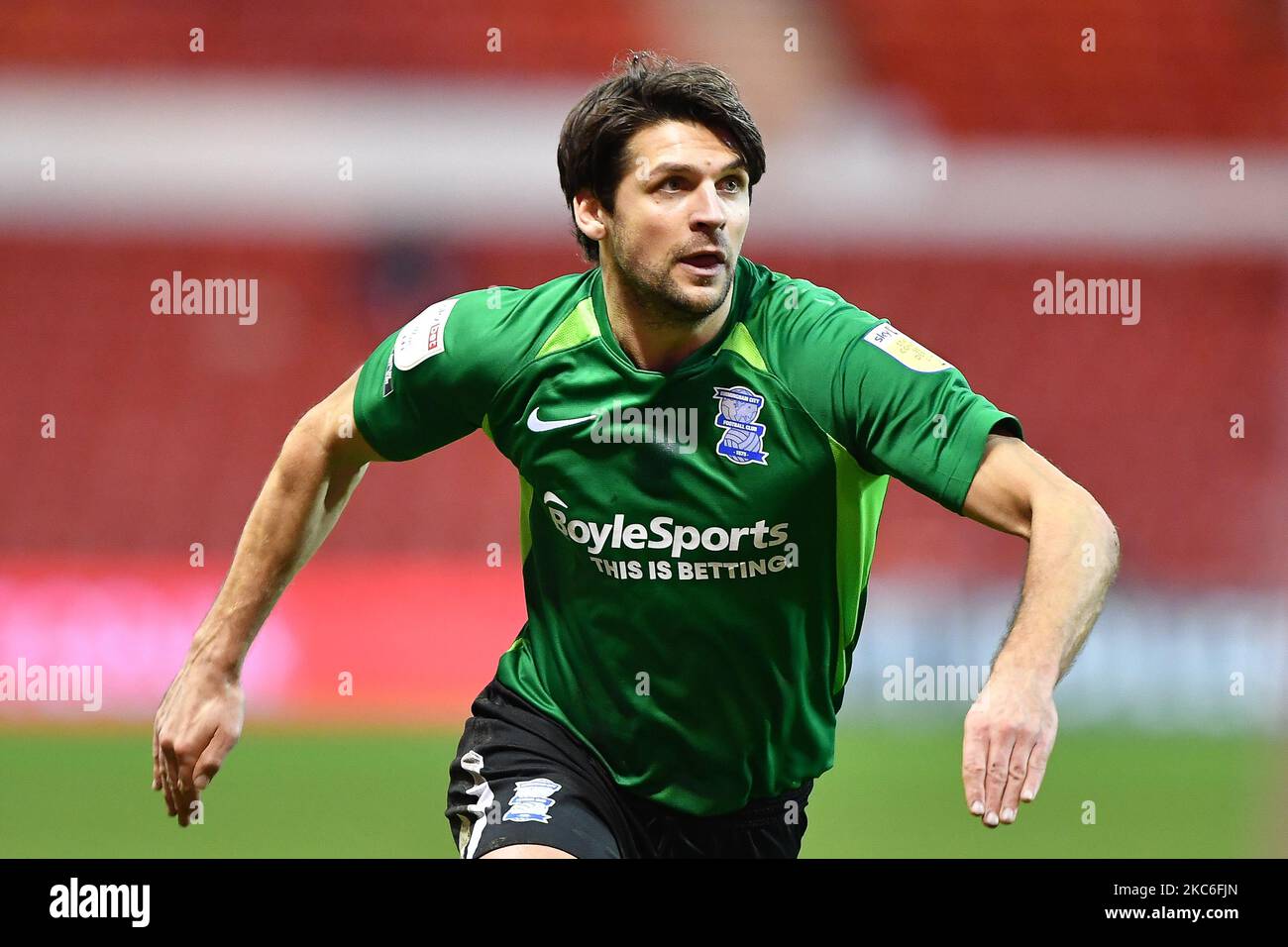 George Friend of Birmingham City in action during the Sky Bet ...