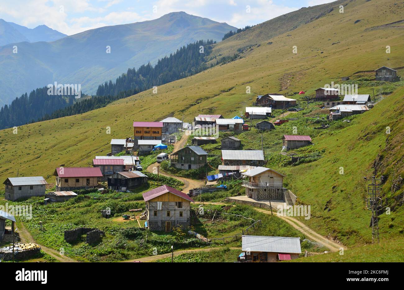 Gito Plateau, located in Rize, Turkey, is one of the most important ...