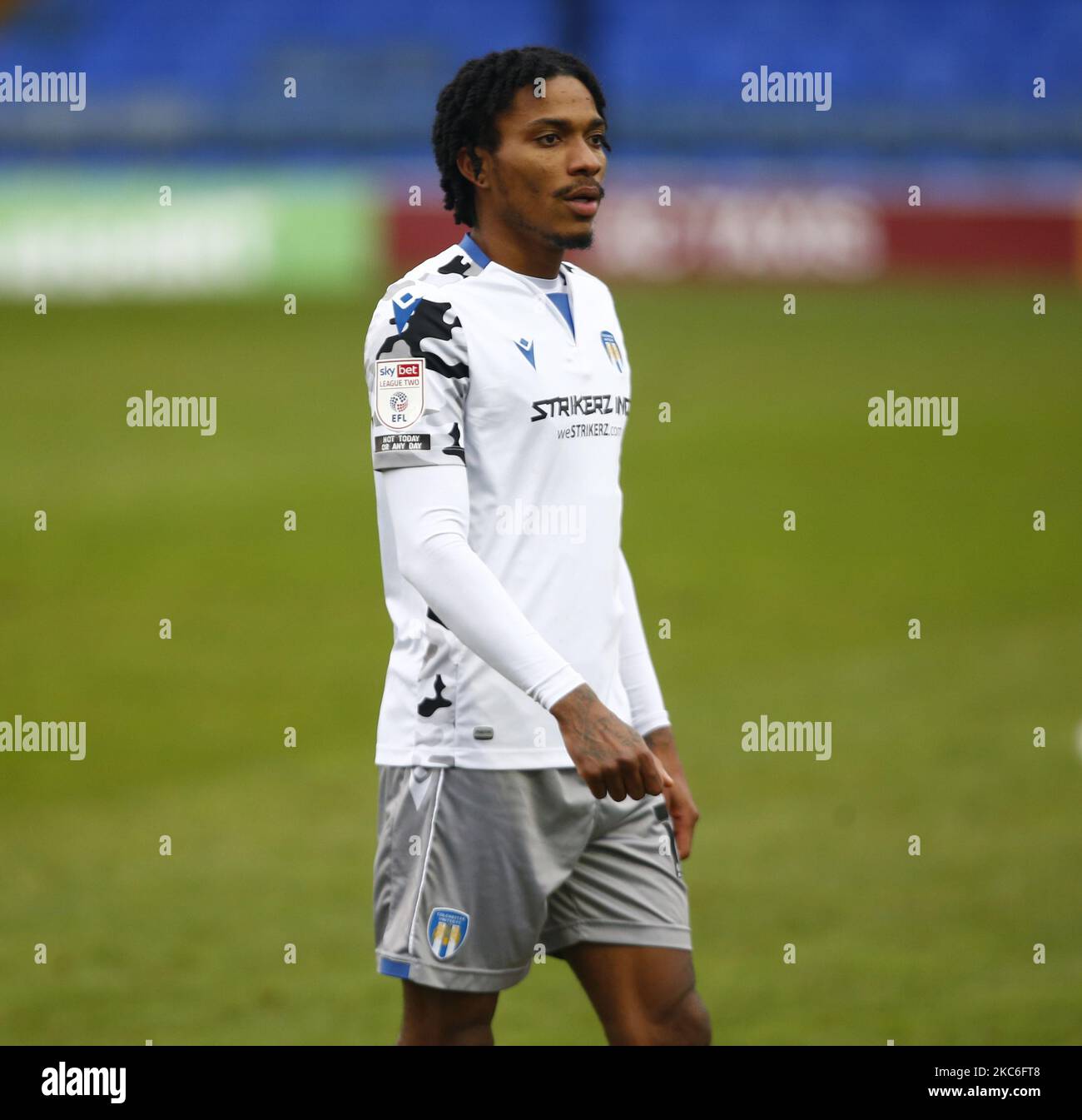 Colchester uniteds jevani brown hi-res stock photography and images - Alamy