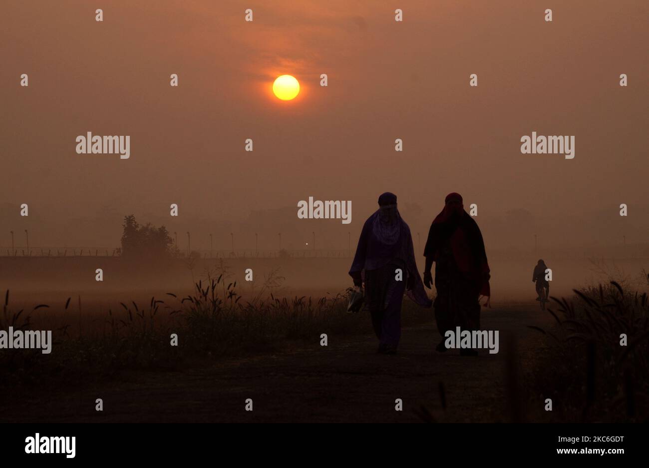 Winter chilly morning outskirts hi-res stock photography and images - Alamy