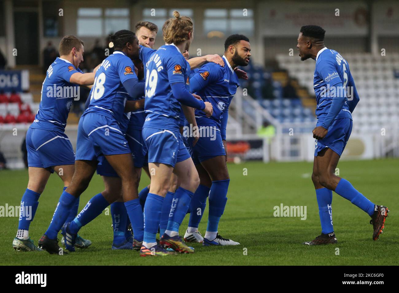 Hartlepool United's Ryan Johnson celebrates after scoring their first ...