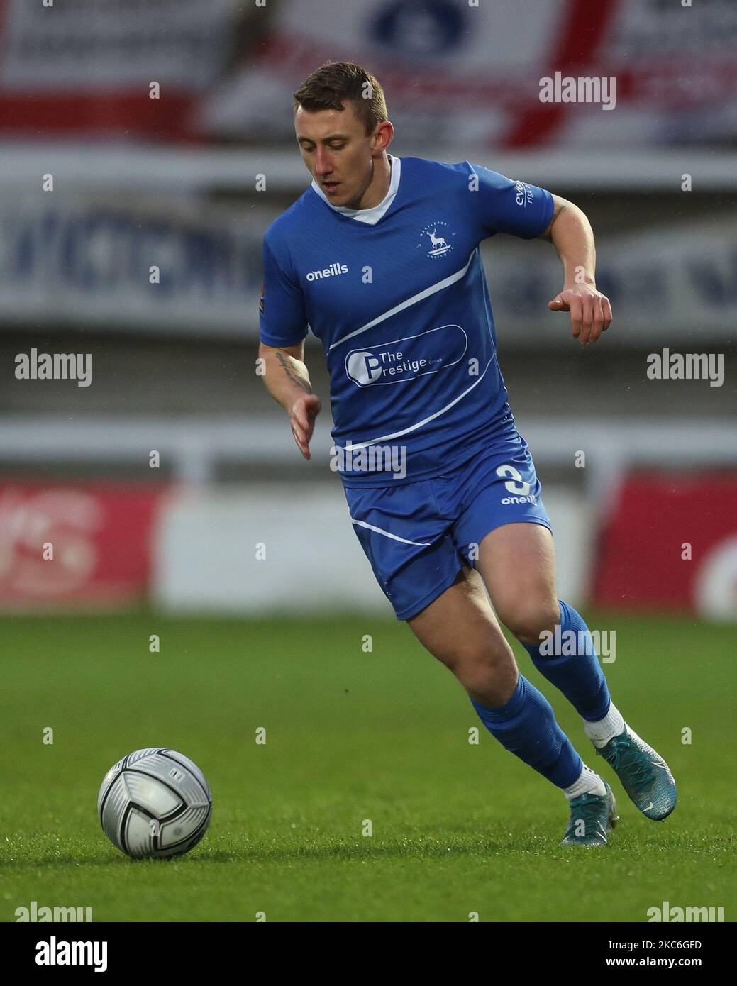 David Ferguson of Hartlepool United during the Vanarama National League ...