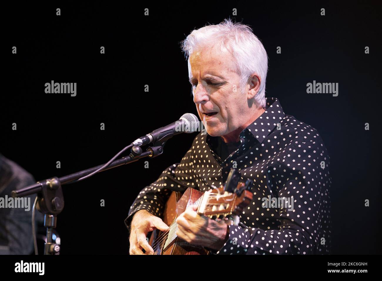 Spanish singer Kiko Veneno performs on stage at Madrid Brillante ...