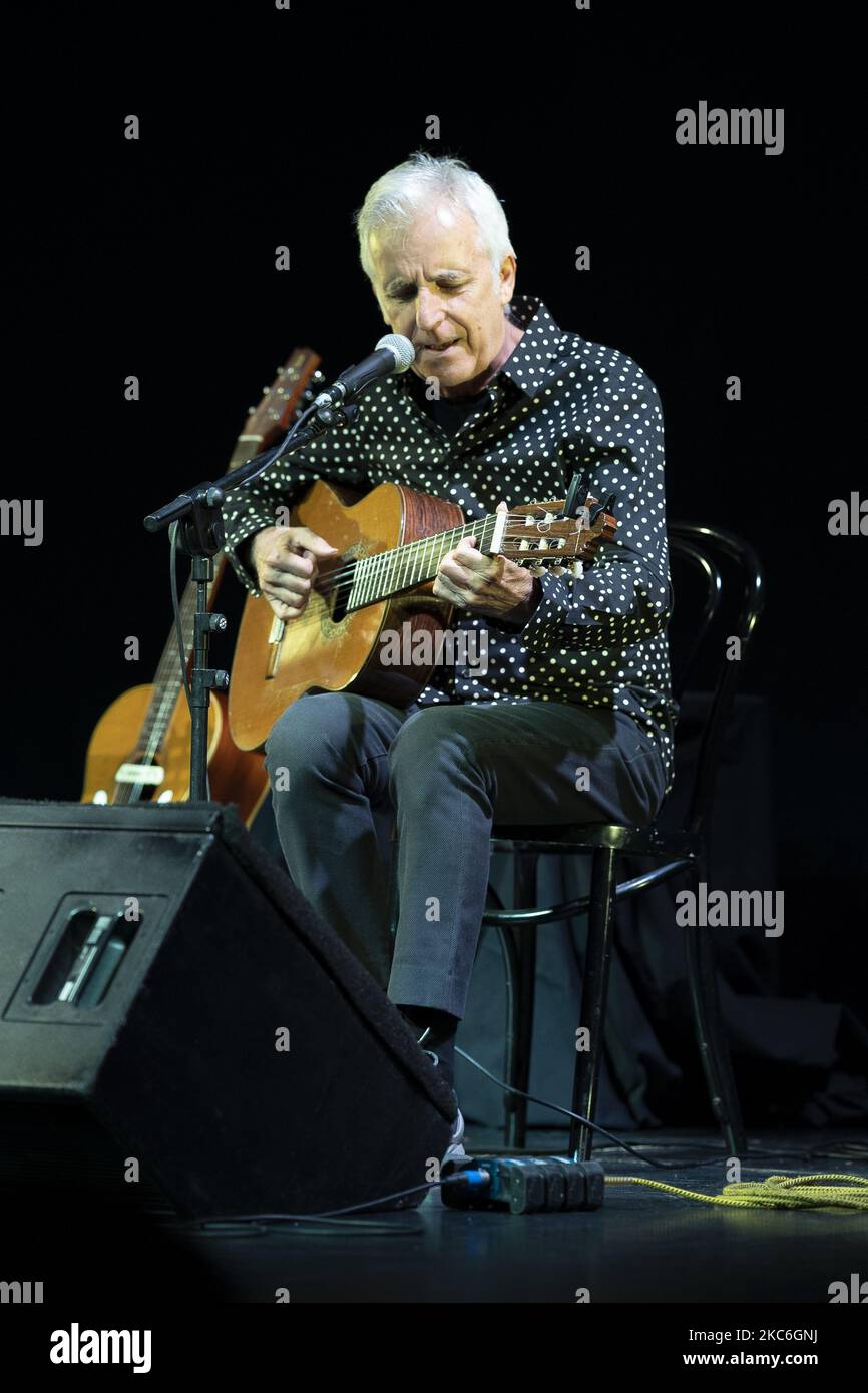 Spanish singer Kiko Veneno performs on stage at Madrid Brillante ...