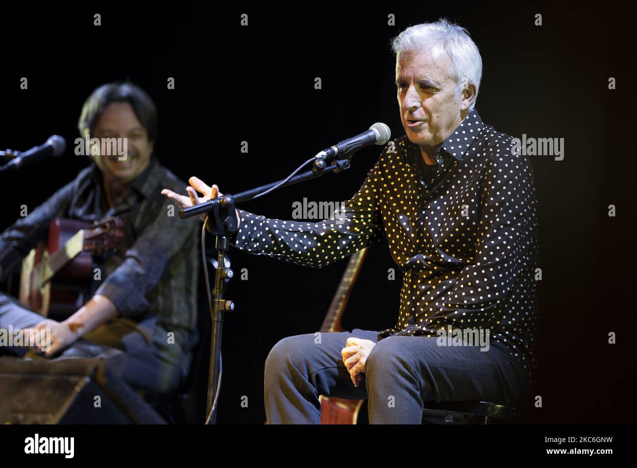 Spanish singer Kiko Veneno performs on stage at Madrid Brillante ...