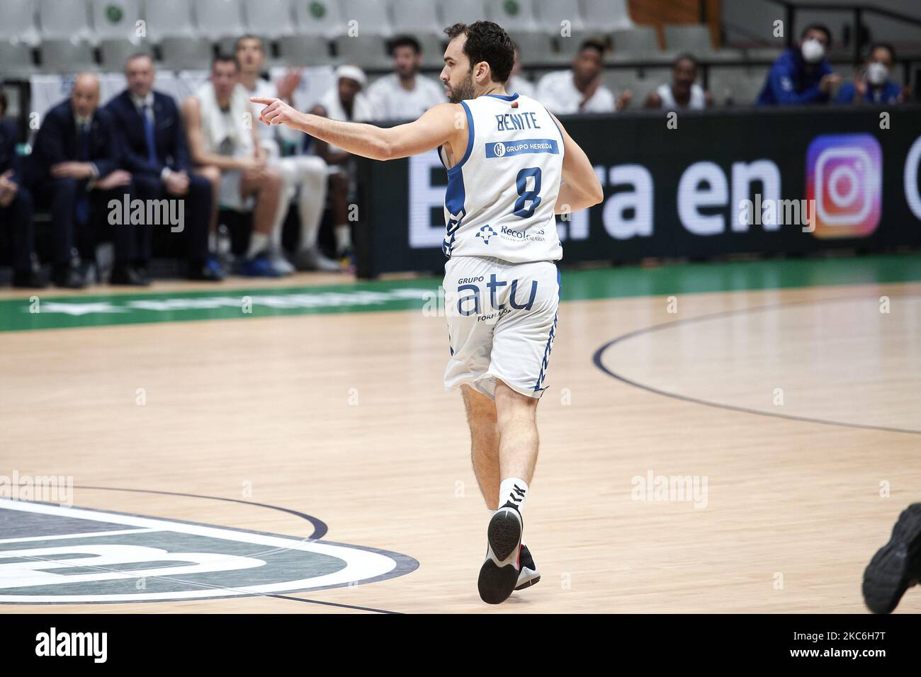 Vitor Benite of San Pablo Burgos during the Liga Endesa match between ...