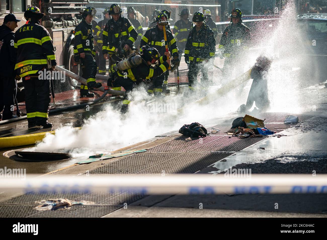 Manhole explosion hi-res stock photography and images - Alamy